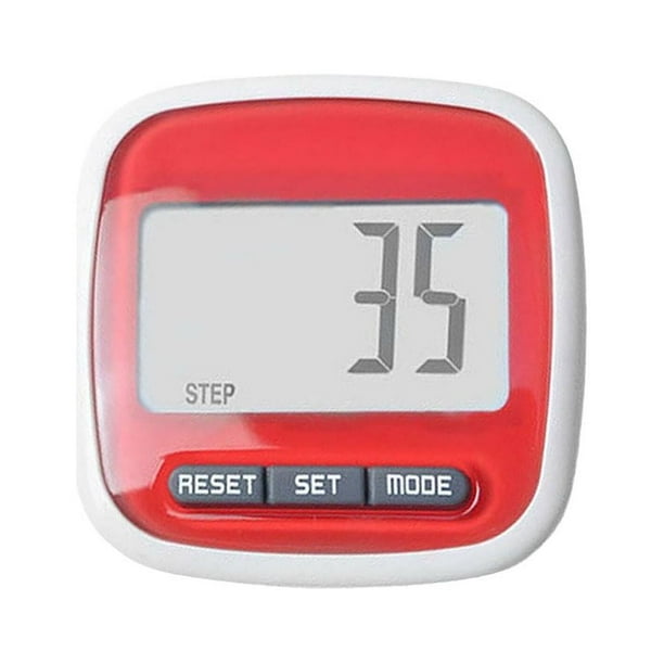 Digital Pedometer For Walking Step Counter with Clip For Elderly Large ...