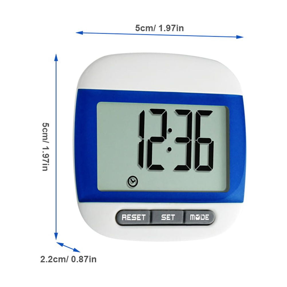 Digital Pedometer for Walking Step Counter with Clip Large Display for ...