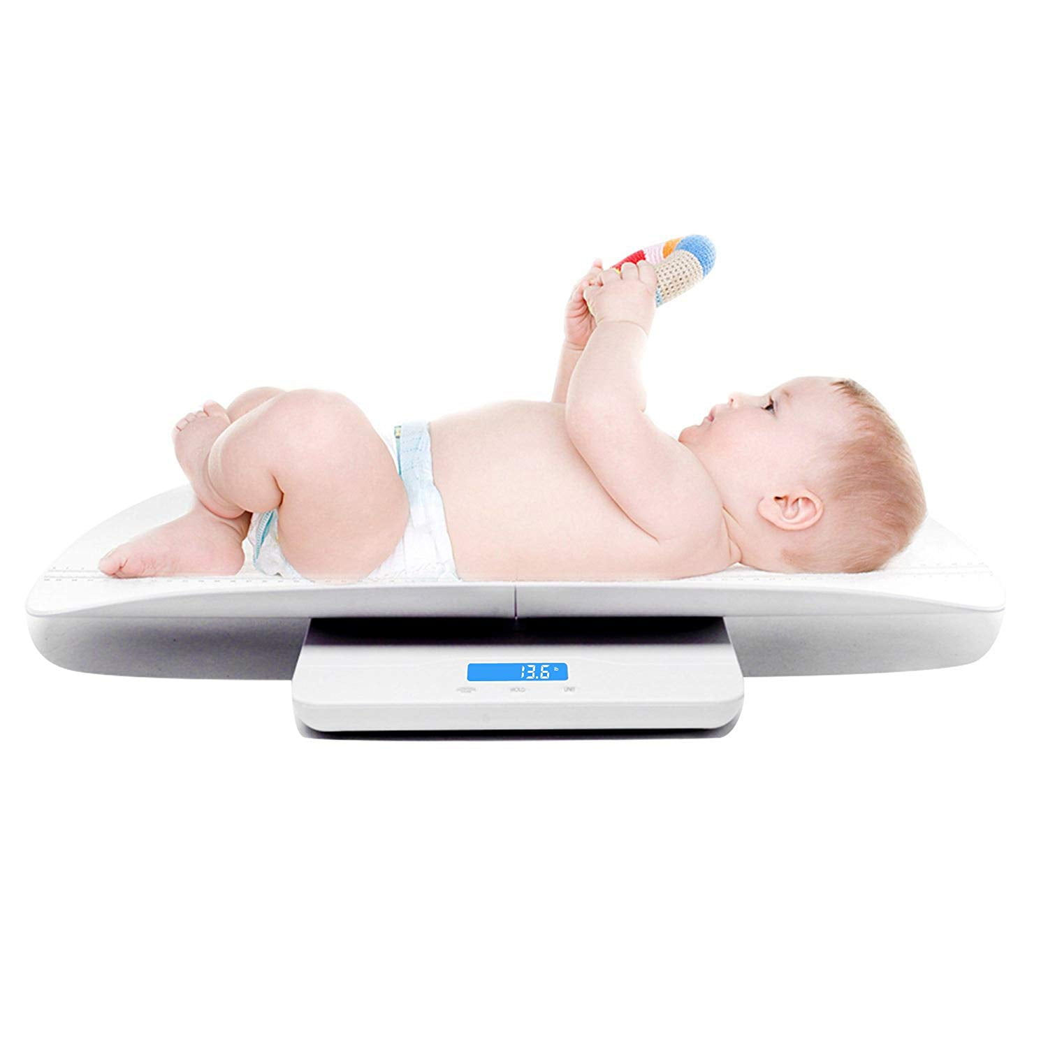 Digital Pet Scale, Baby Scale, with 3 Weighing Modes(kg/oz/lb), Max 220 ...