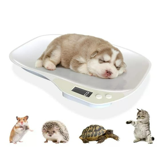 Digital Pet Scale with Hold Function & Non-Slip Mat - 33lbs/15kg ...