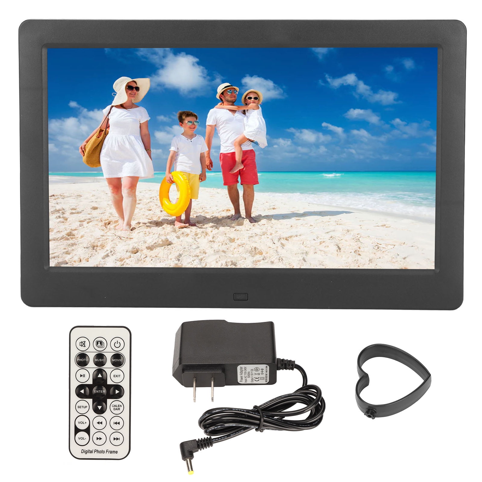 Digital Photo Frame 10 Inch HD LED Screen Slideshow Clock Music ...