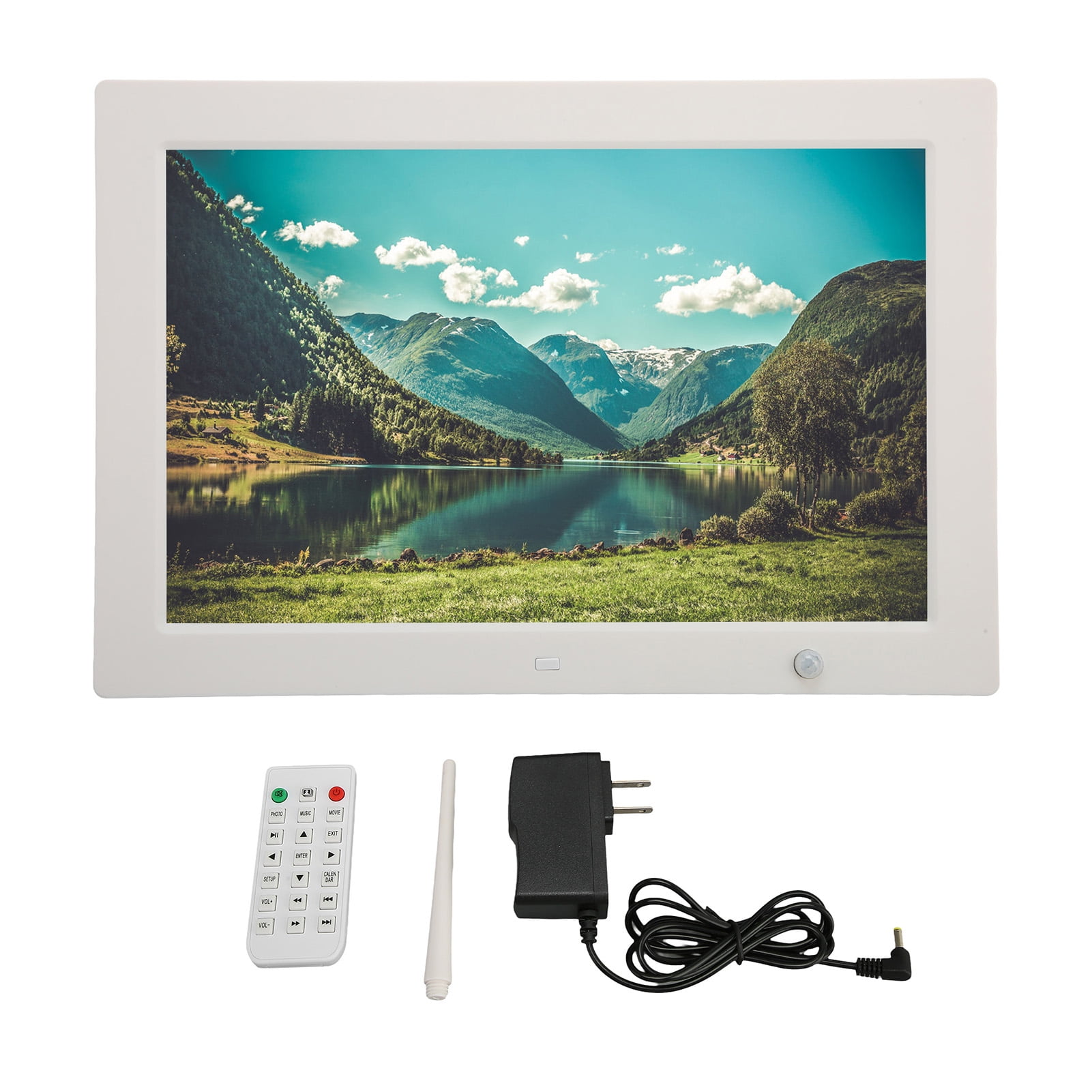 Digital Photo Frame 12.1 Inch HD Motion Sensor Video Music Electronic ...