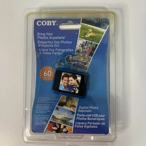 Digital Photo Keychain Black Lcd Full Color Display New Unused Coby ...