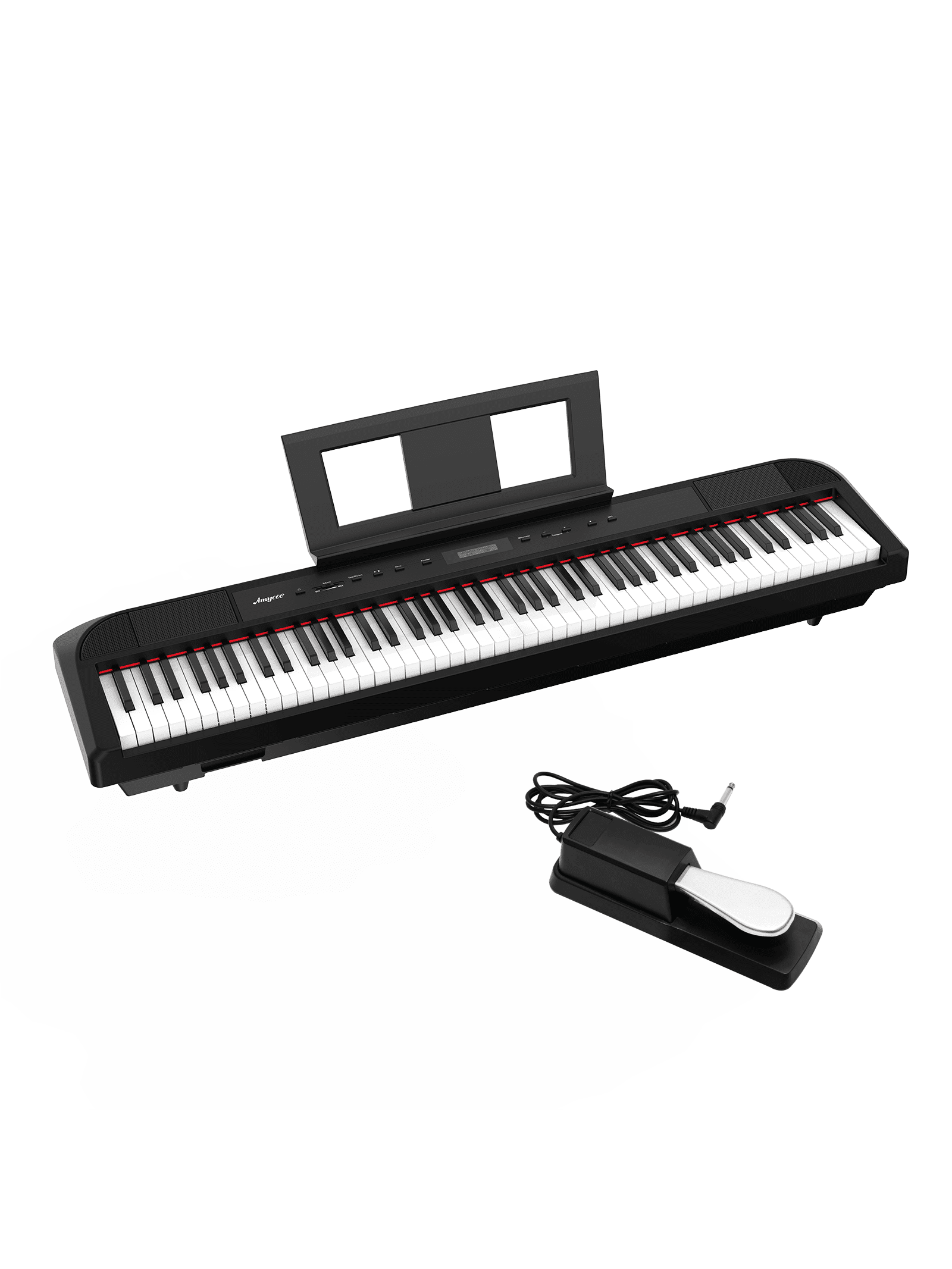 Digital Piano, Full Size 88 Key Weighted Hammer Keyborad Piano ...