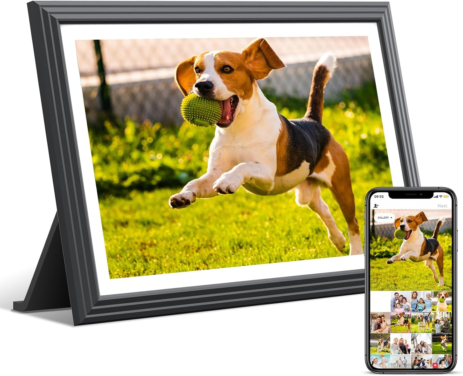 Digital Picture Frame 10.1 Inch-16G WiFi Digital Photo Frame,1280 * 800 ...