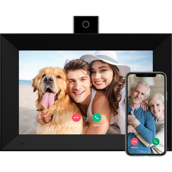 Digital Picture Frame 10.1 Inch Smart WiFi Digital Photo Frame IPS HD ...