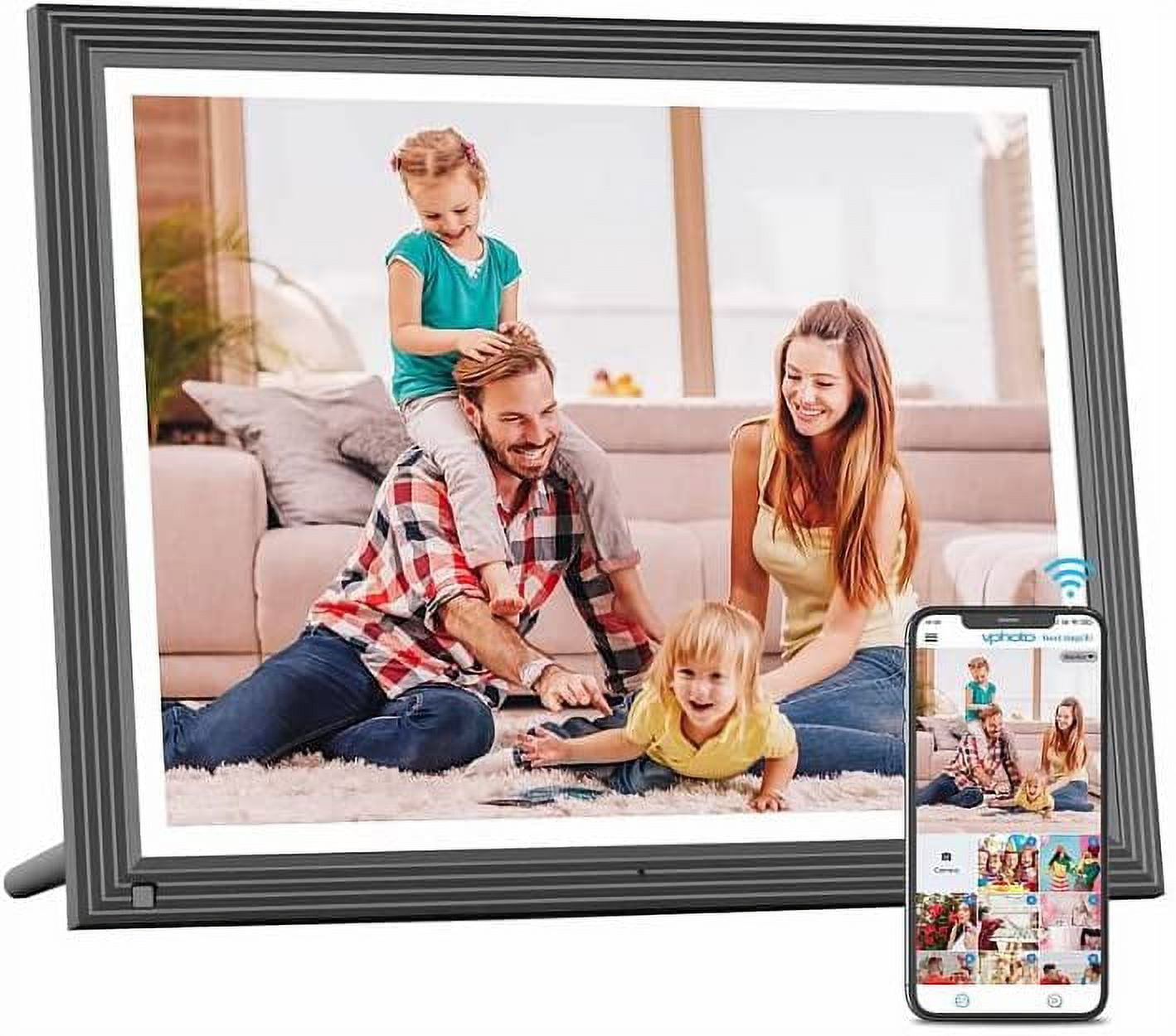 Digital Picture Frame 15 inch - Large WiFi Smart Photo Frame with HD ...