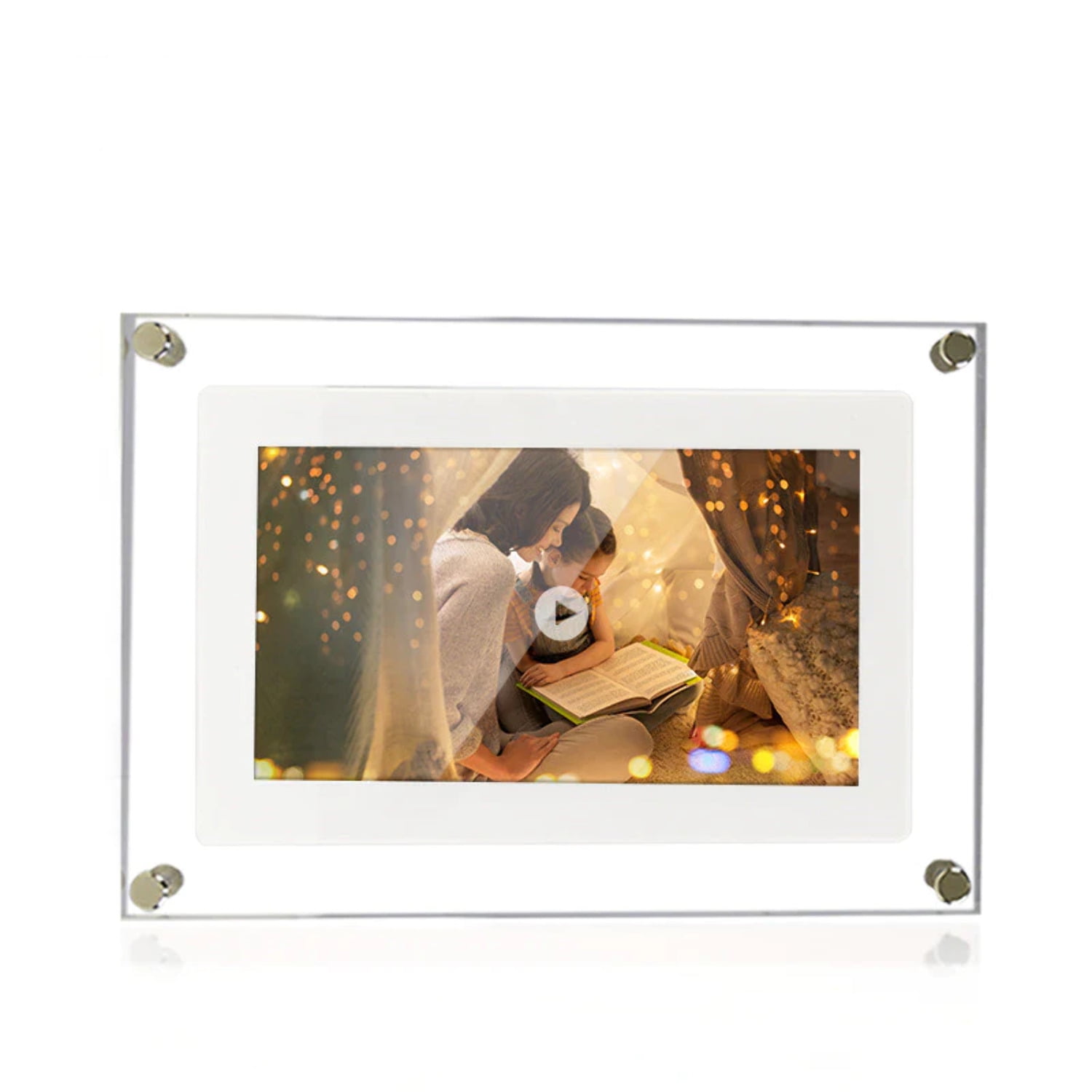 Digital Picture Frame Acrylic Video Player Digital Photo Frame Vertical ...