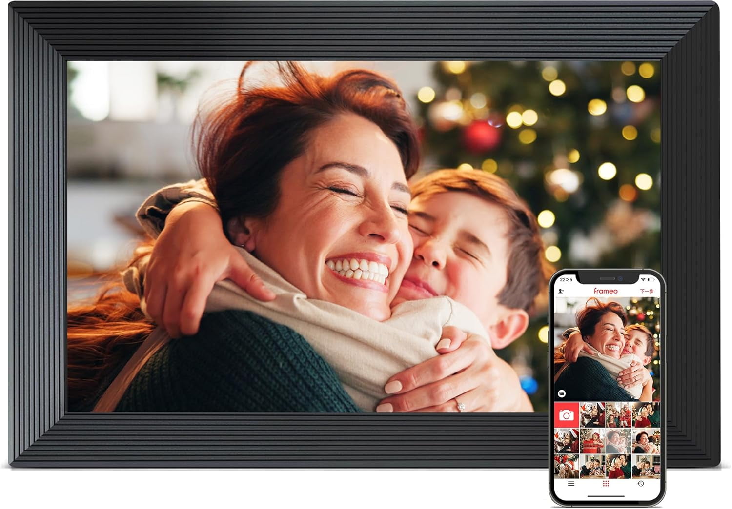 Digital Picture Frame, Frameo WiFi 10.1 Inch 1280*800IPS HD Touch ...