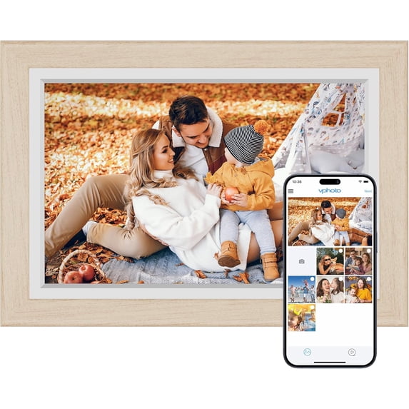 Digital Picture Frame WiFi 10 inch IPS Screen Digital Photo Frame ...