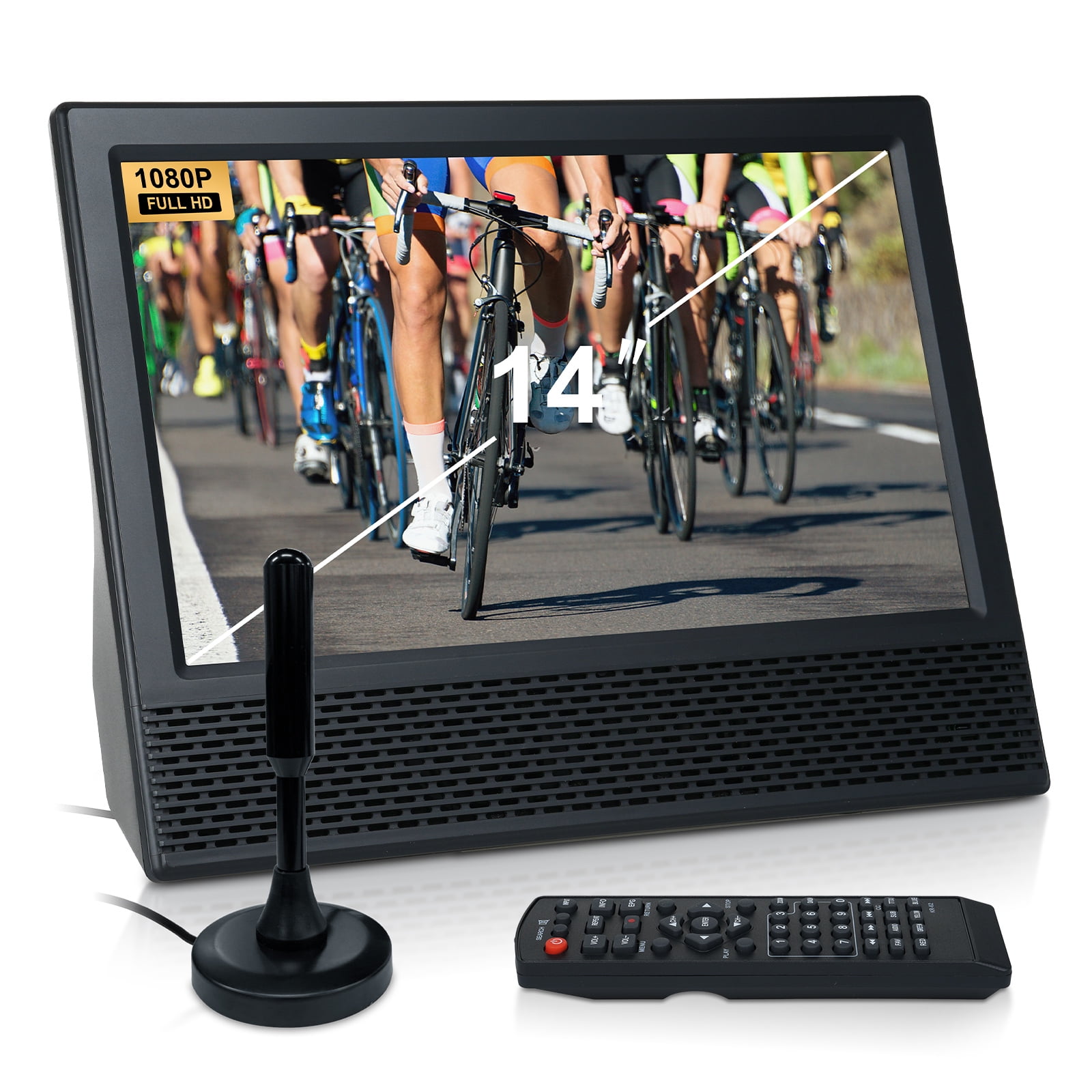 Digital Player,Player And Boat Car Tv Player 14-inch 14 Inch Portable ...