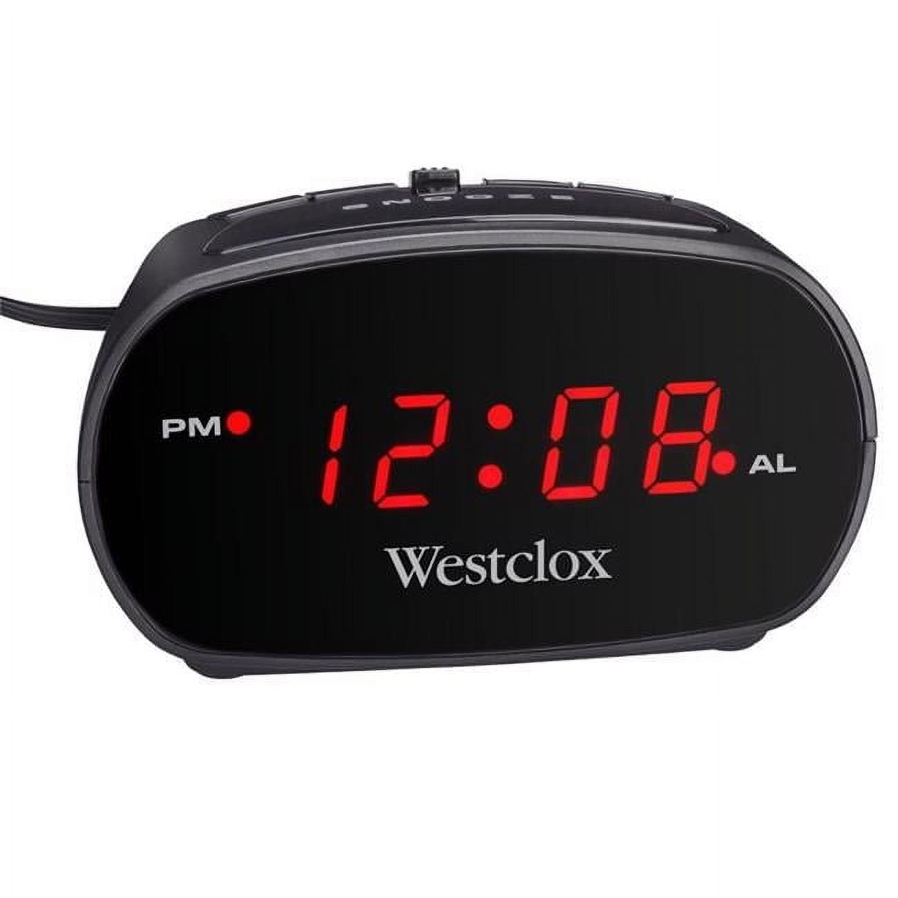 Digital Plug-In Alarm Clock, Black - Walmart.com