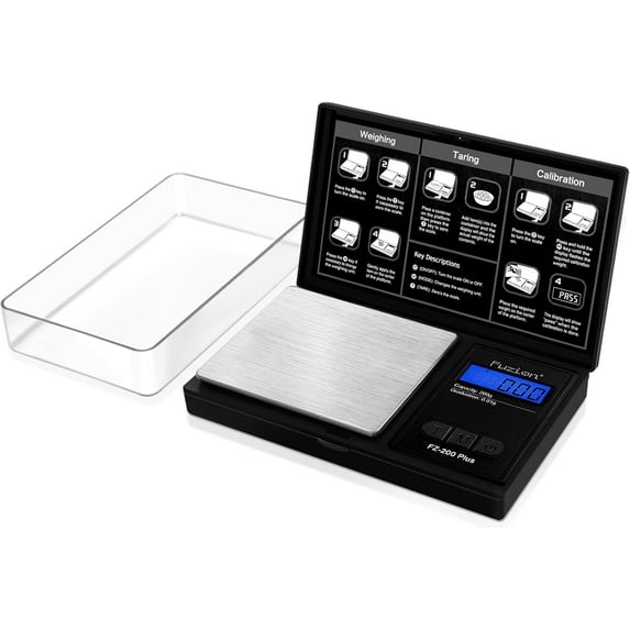 Digital Pocket Gram Scale .01 Gram Accuracy, 200g Mini Gram Scale ...