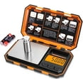 Digital Pocket Scale, 500g x 0.01g Gram Mini Scale 6 Units Jewelry with ...