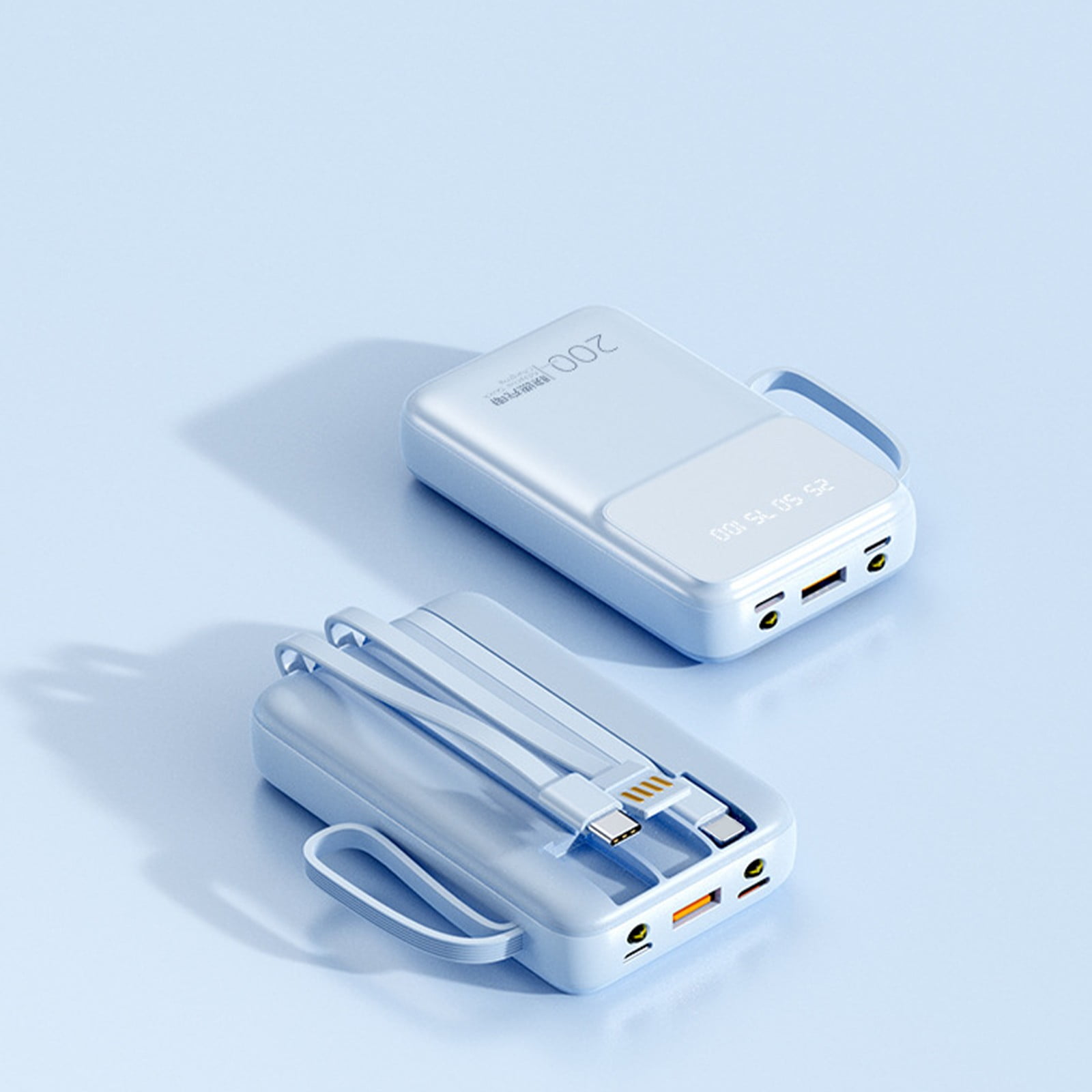 Digital Power Bank under $5! Yrmaups Power Bank, Large Screen Power ...