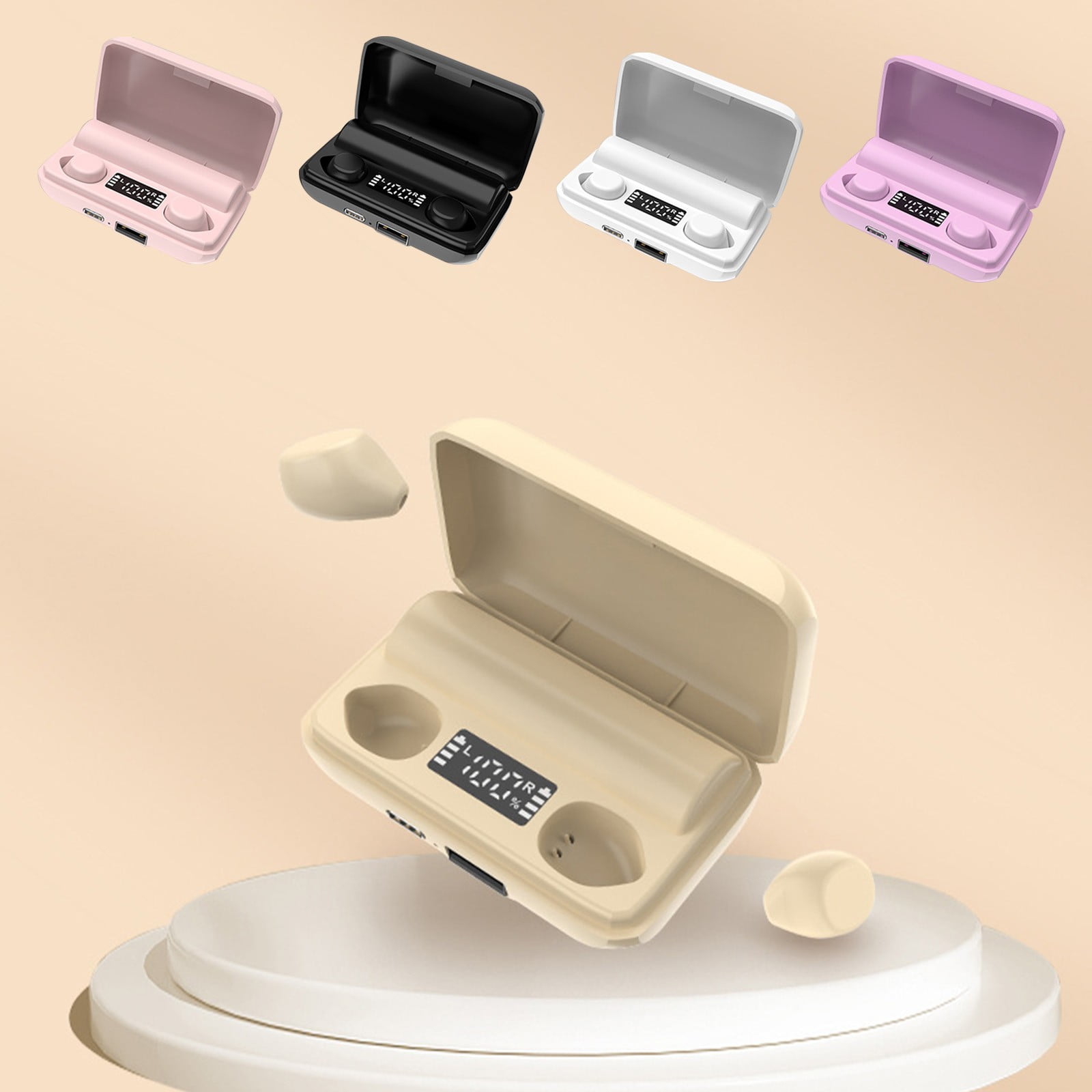 New Release,Digital Power Bluetooth Headset Mini Invisible Binaural ...