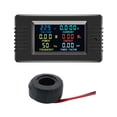 Digital Power monitors Display Multifunctional Energy Meter Upgrades for Voltages Current ...