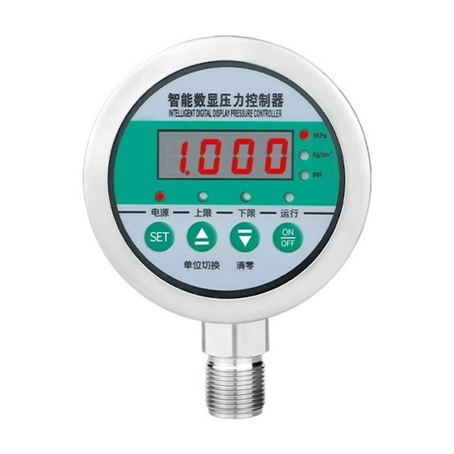 Digital Pressure Gauge 80mm 24V Stainless Steel Control, On-line And ...