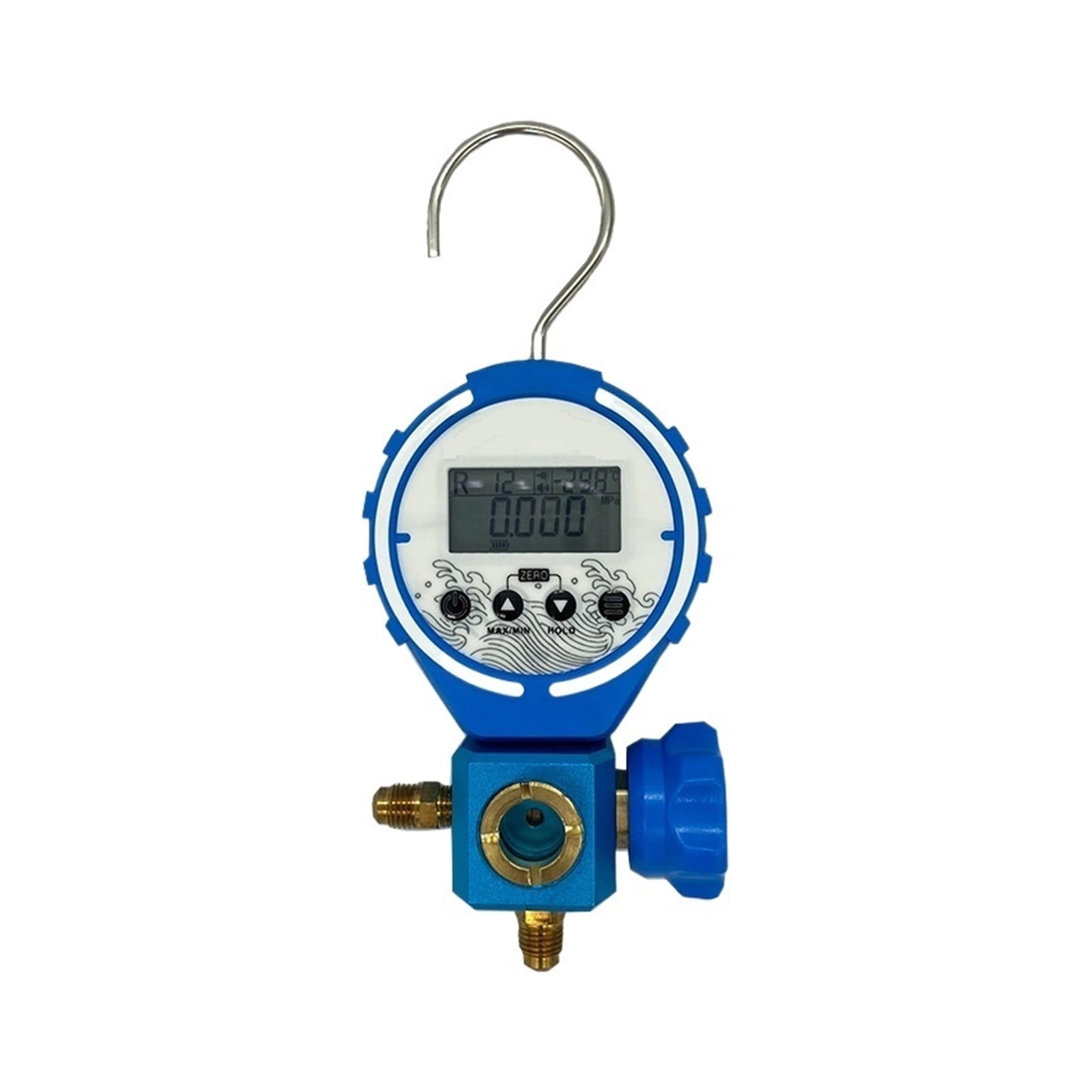 Digital Pressure Gauge Manifold Refrigeration Tester Vacuum Meter HV/AC ...