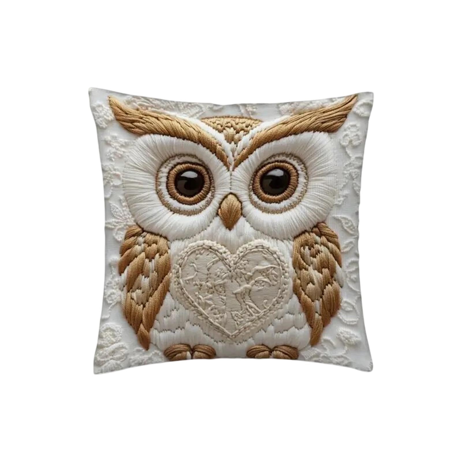 Digital Print Cute Owl Pillowcase One-Sided Print with Zipper Closure ...