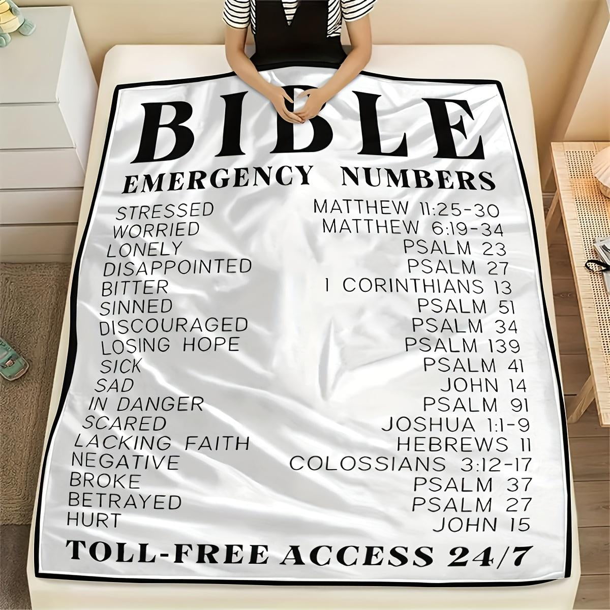 Digital Printed Blanket, Christian Message Gift, Birthday Gift, A Gift ...