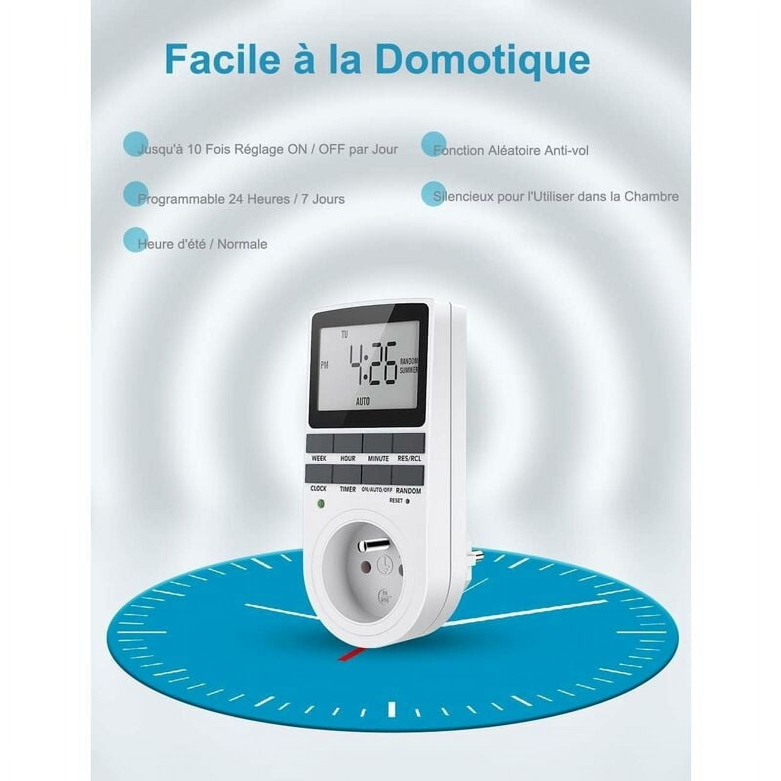 Digital Programmable Timer Outlet, Wide Range Application With Portable ...