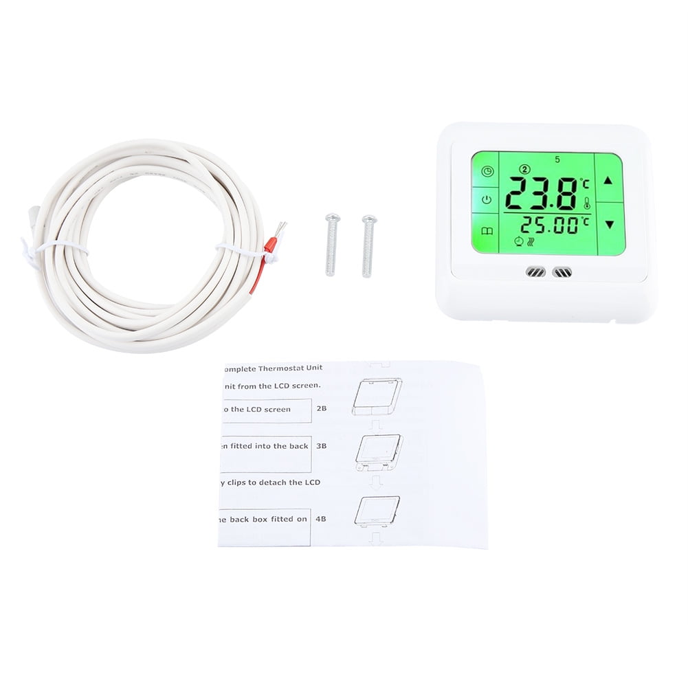 Digital Programmable Underfloor Heating Thermostat with Touch Screen ...