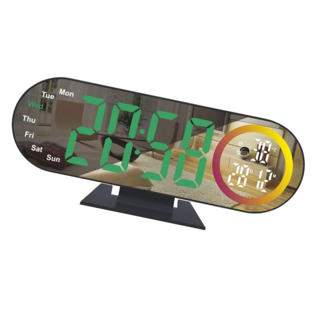 Digital Projectors Alarm Clocks for Bedroom USB LED Display Clock with ...