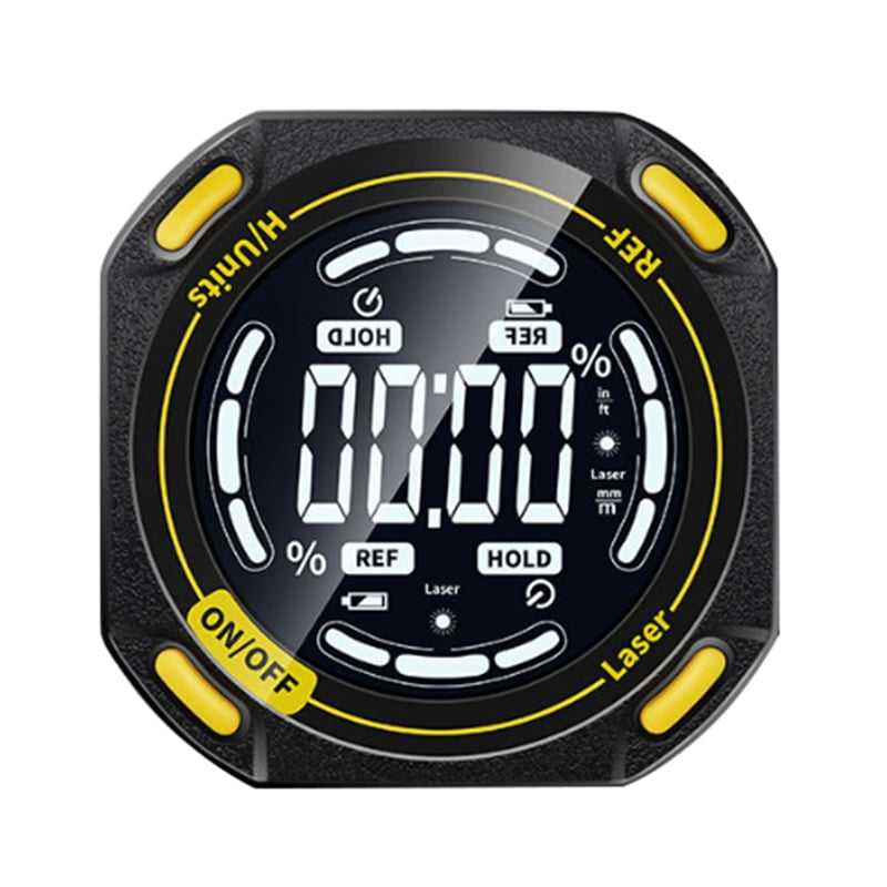 Digital Protractor Level Ruler USB Chargable Inclinometer Magnetic Base ...