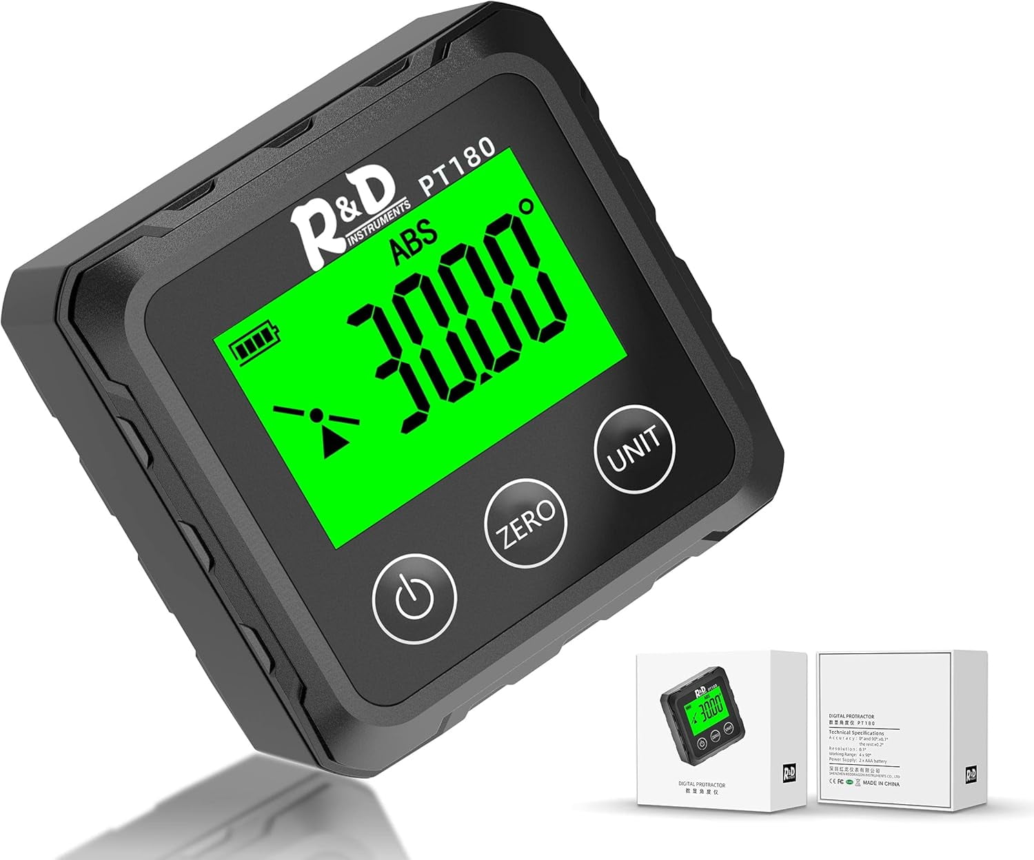 Digital Protractor For Precision Crafts, Converts Between Degrees And ...