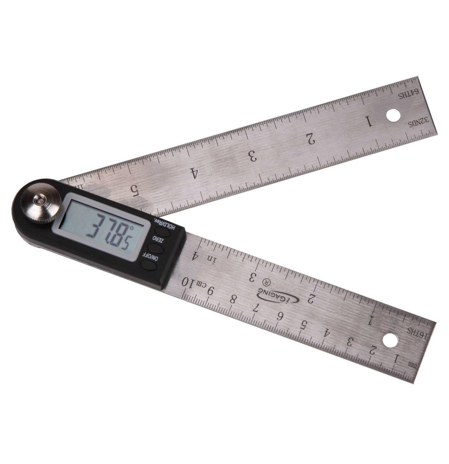 Digital Protractor with 7" and 4" Stainless Steel Bladed - Walmart.com