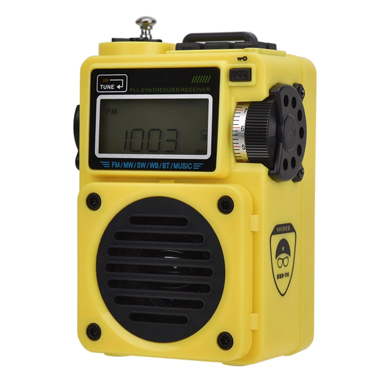 Digital Radio, HRD‑701 Full Band Timing Portable Bluetooth Radio Music ...