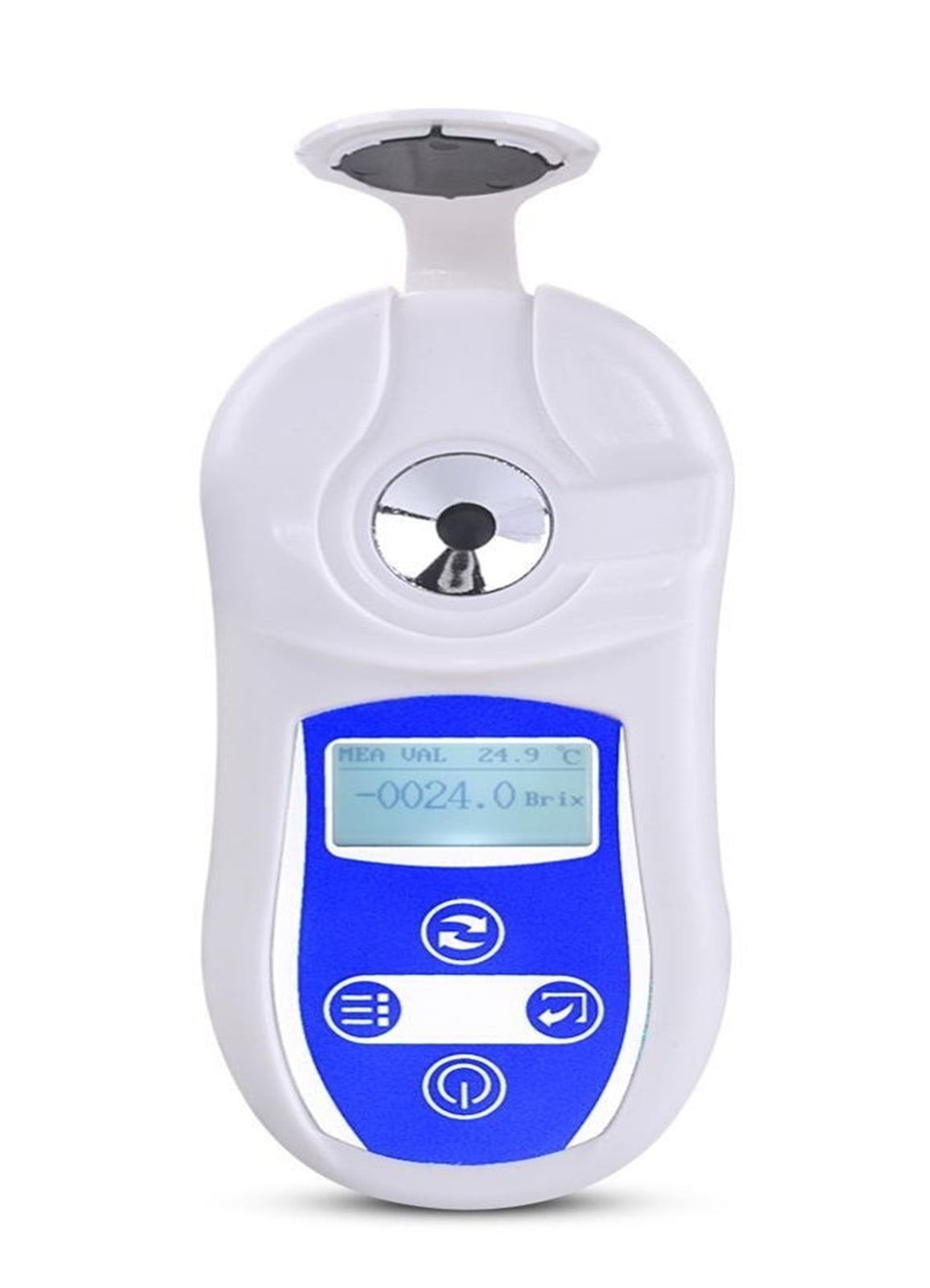 Digital Refractometer Meter Digital Refractive Index Refractometer 0-53 ...