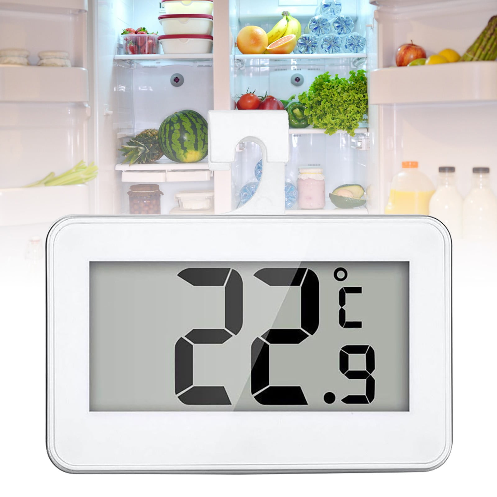 Digital Refrigerator Accurate Temperature Fridge & Freezer Easy To Read ...