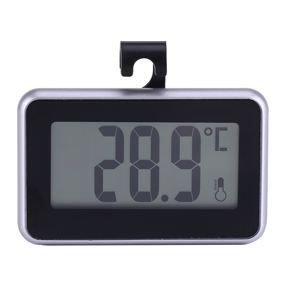 Digital Refrigerator Freezer Fridge Thermometer Kitchen LCD Display ...