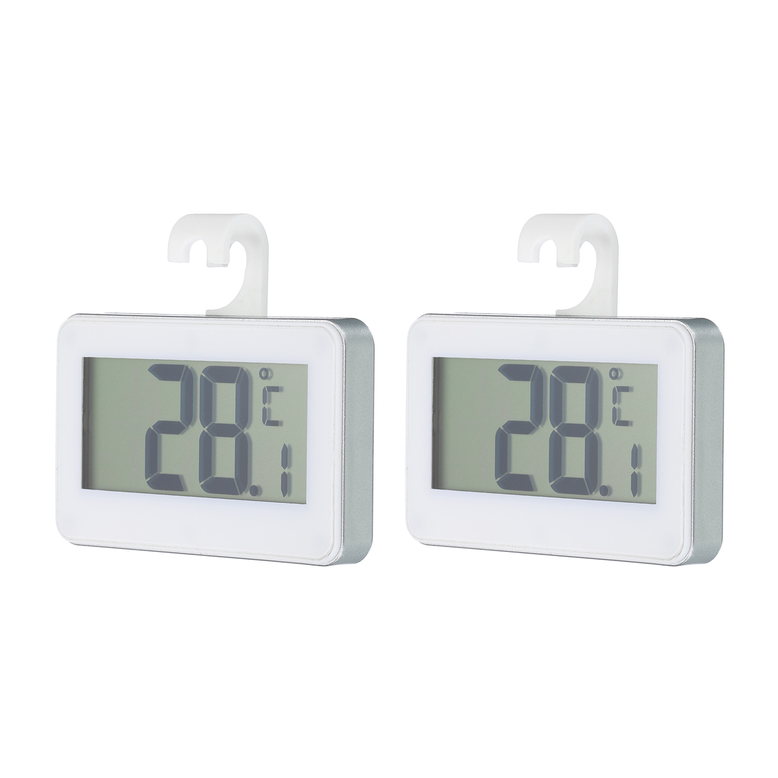 Digital Refrigerator Fridge Freezer Thermometer with Hook LCD C/F ...