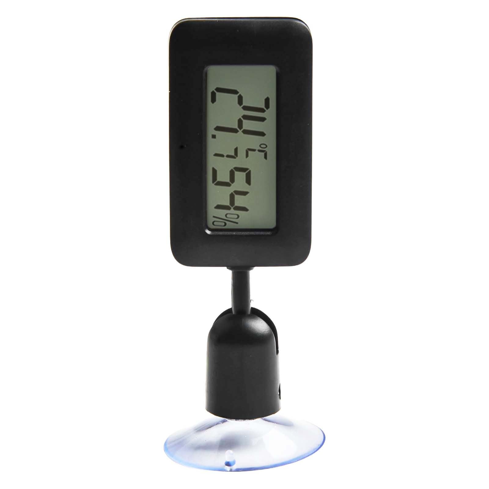 Digital Reptile Thermometer Hygrometer with 360 Degree Rotation LCD ...