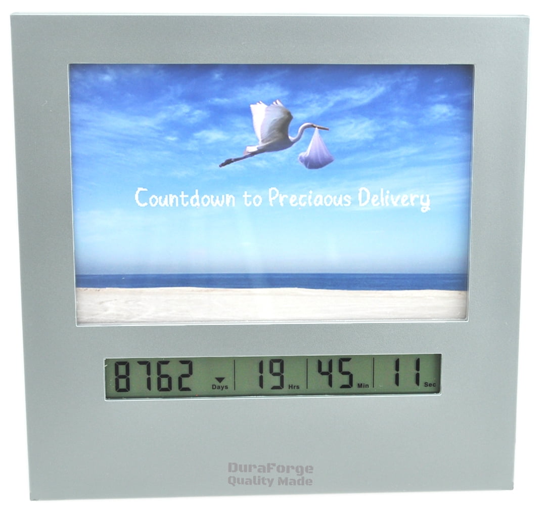 Digital Reusable Baby Advent Calendar Day Timer & Countdown Clock with ...