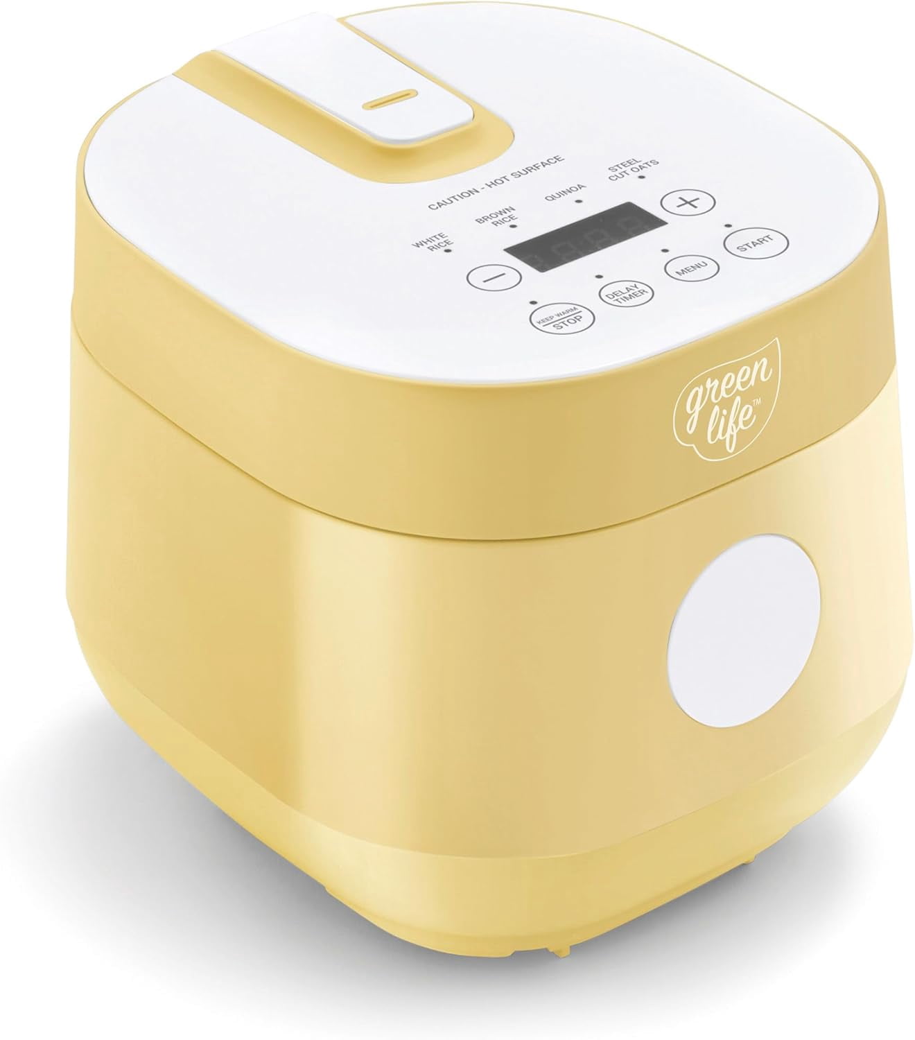 Digital Rice Cooker, 2 Cups Uncooked/4 Cooked Rice, PFAS & PFOA-Free ...