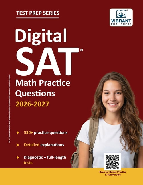Digital SAT Math Practice Questions: (Test Prep) 530+ Practice ...