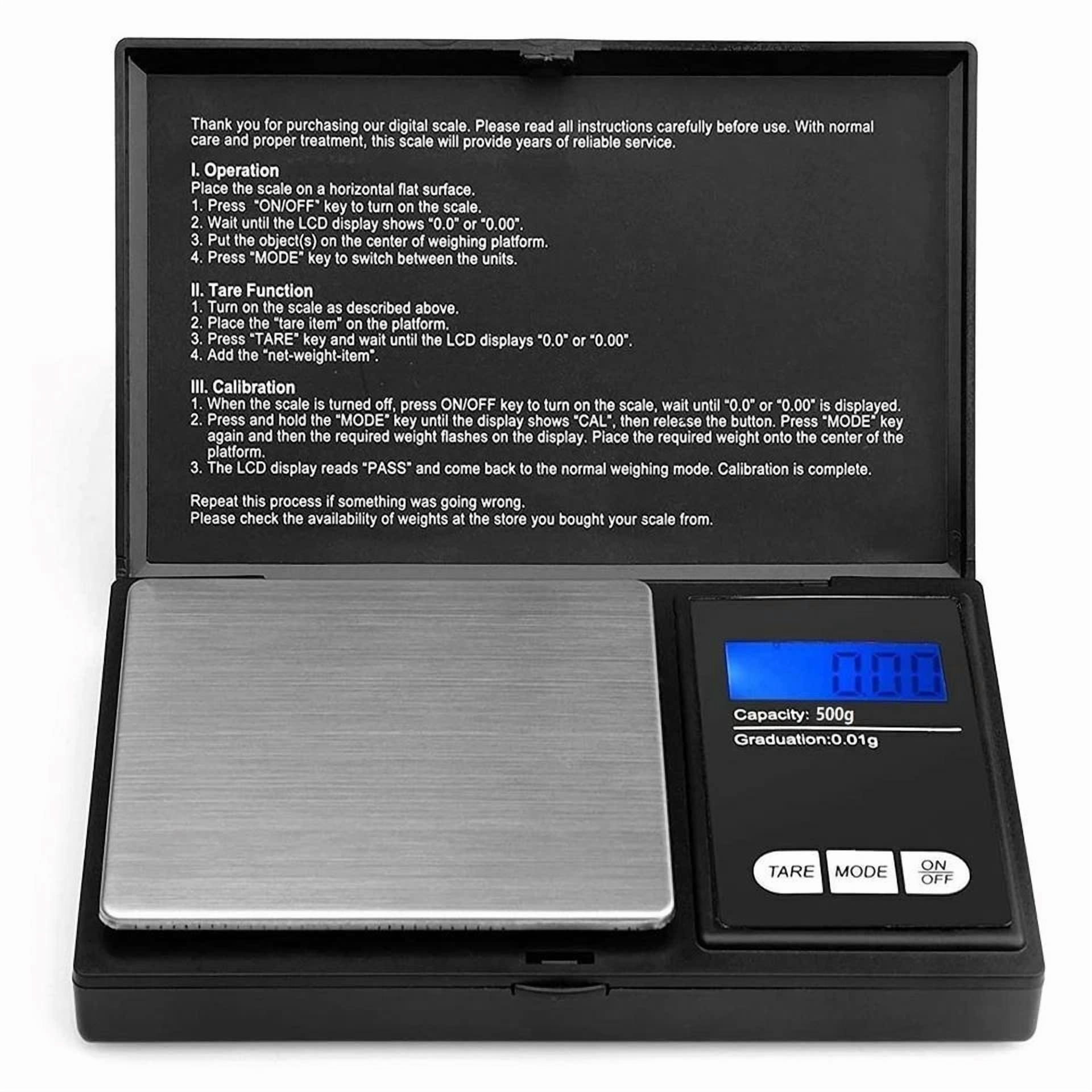 Digital Scale 0.01-500G For Kitchen Jewellery, Drug, Tea,Yeast,Gold ...