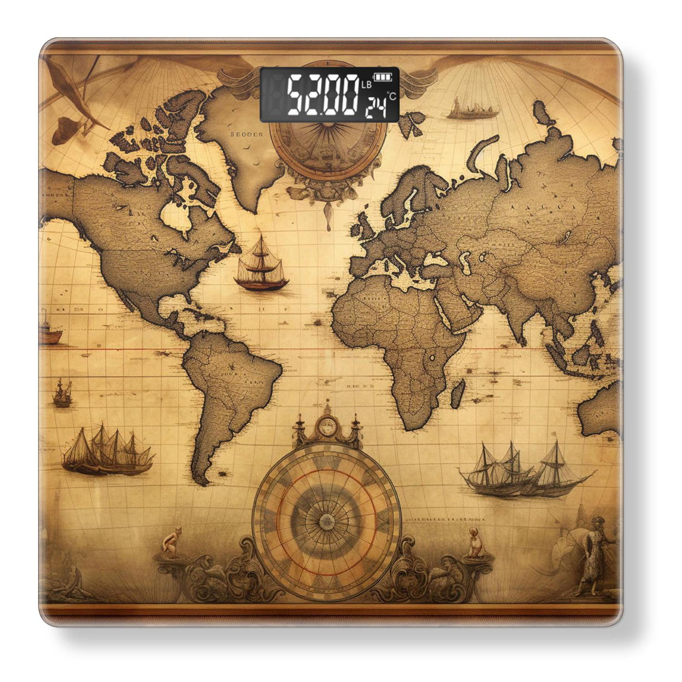 Digital Scale Battery Operated Personalized Body Scale 400 lbs,Decor ...