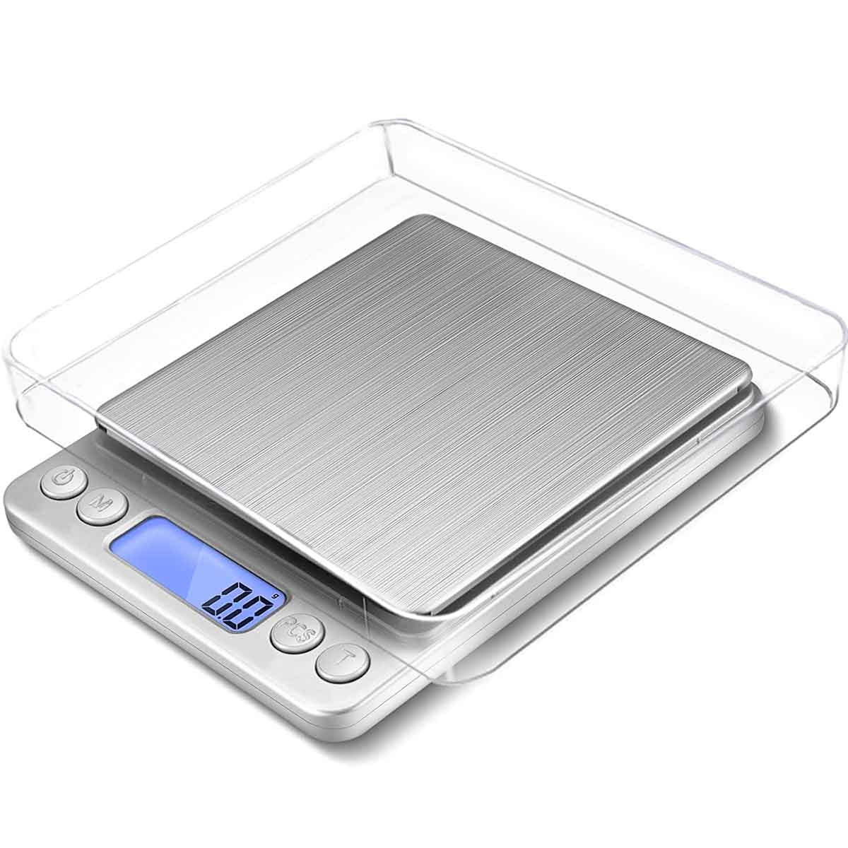 Digital Scale Gram, 3000g/0.1g Pocket Scale, LCD Backlit Display, Mini ...