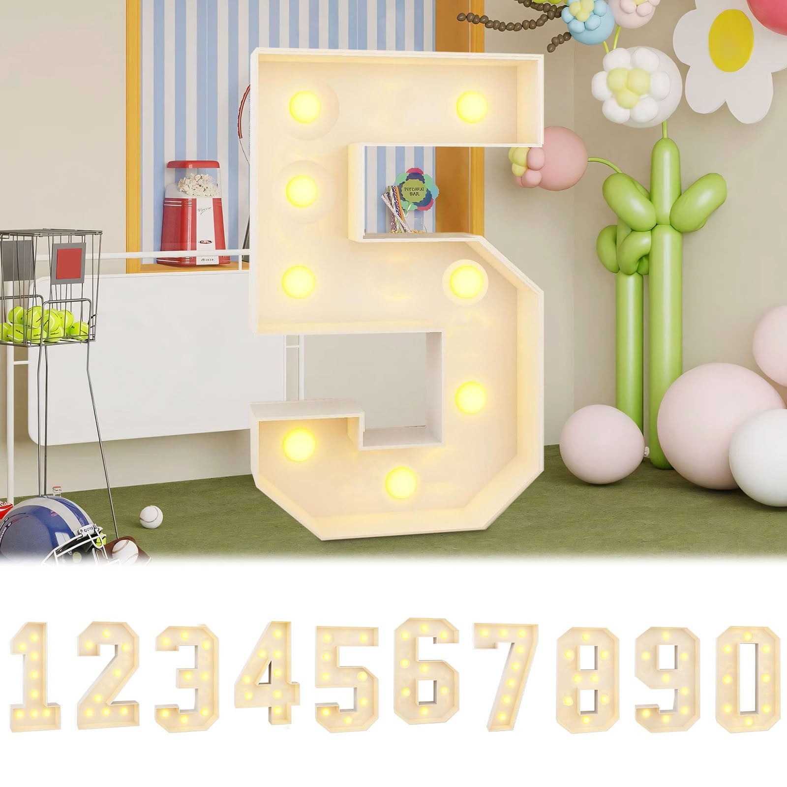 Digital Scene Decoration KT Board 2025 | Luminous Snap-On Birthday ...
