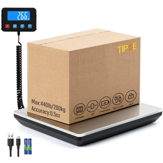 Digital Shipping Postal Scale 0.5 oz High Accuracy! 440lb Commercial ...