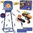 Carsky Electronic Scoring Target Shooting Toy, 2 Foam Dart Blasters ...