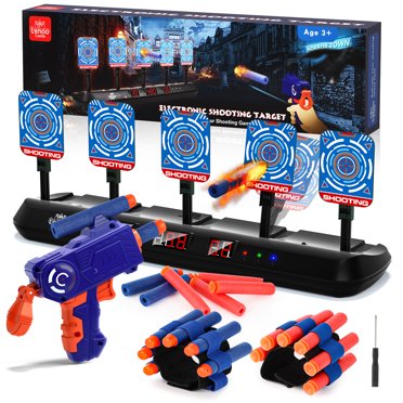 5 Electronic Digital Target, for Nerf Targets for Kids to Shoot ...