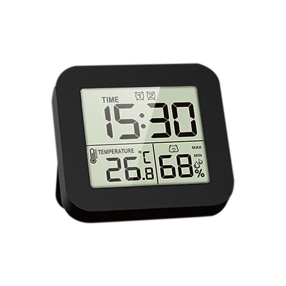 Digital Shower Clocks with Alarm Thermometer Hygrometer Waterproof ...