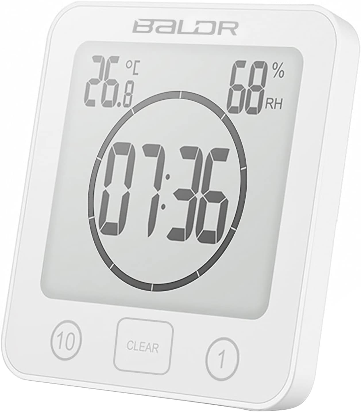 Digital Shower Timer With Waterproof Touch Screen, Temperature and ...
