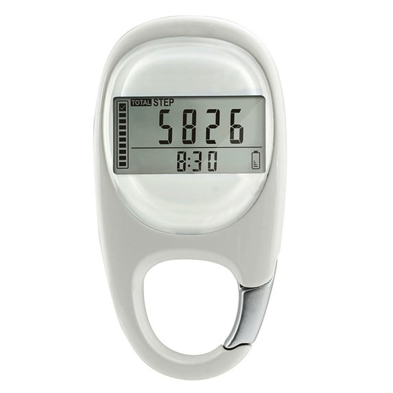 Digital Simple Walking Distance Clip on Pedometer Step Counter with ...
